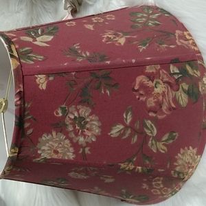 Vinatge Unknown | Accents | Rare Antique Rooster Lamp Wfloral Shade ...